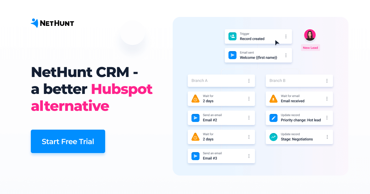 NetHunt CRM vs. HubSpot: A Detailed Feature & Pricing Comparison