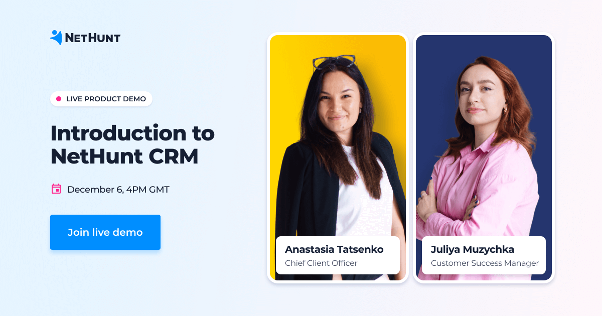 Demo: Introduction to NetHunt CRM